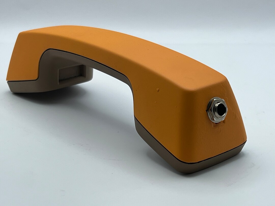 Telephone Mic, Lo-fi Microphone, Retro Vintage, Brown, Yellow, Boutique ...