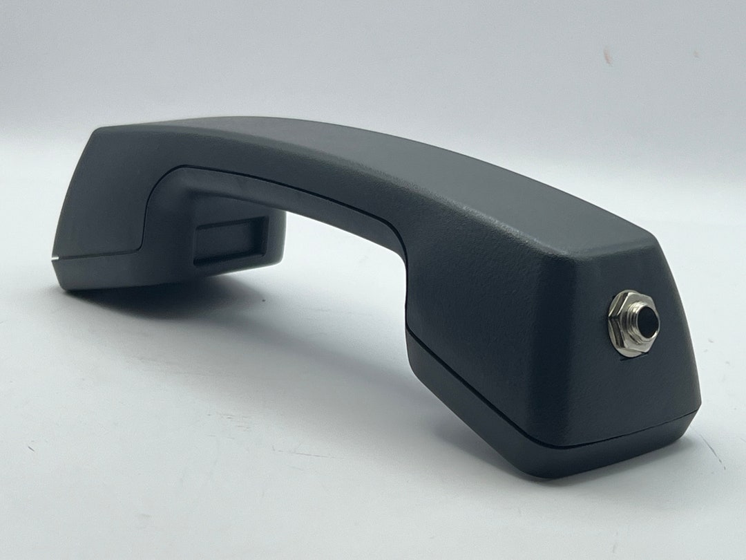 Telephone Mic, Lo-fi Microphone, Retro Vintage Black, Unpainted ...