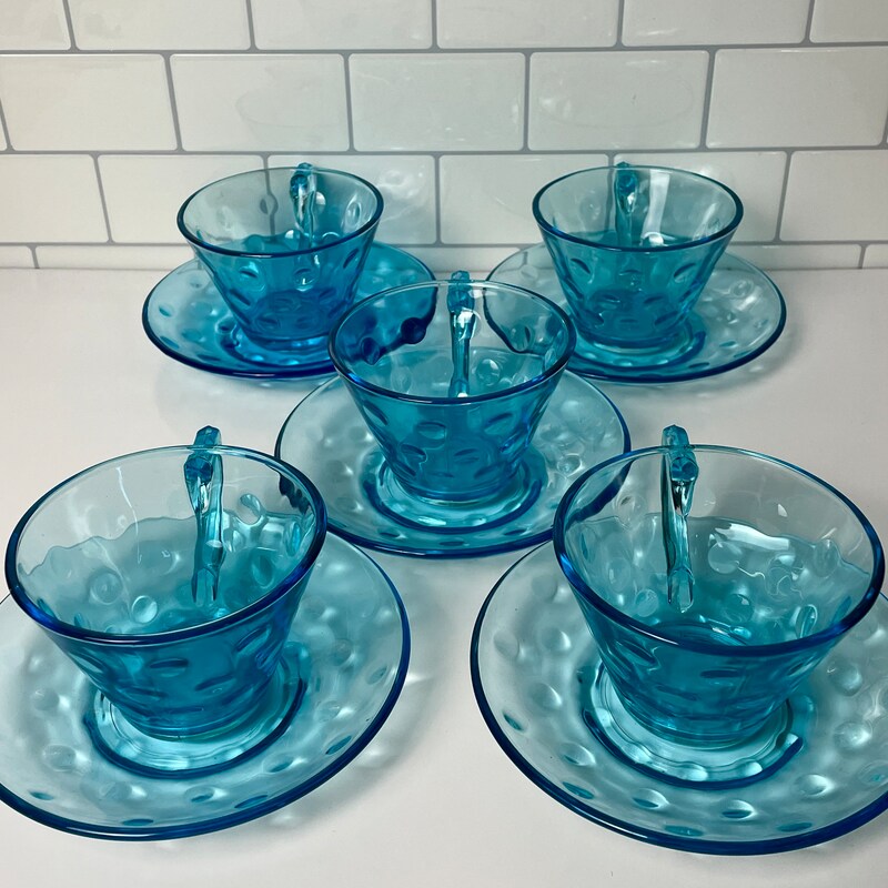 Blue Tea Cups - Etsy