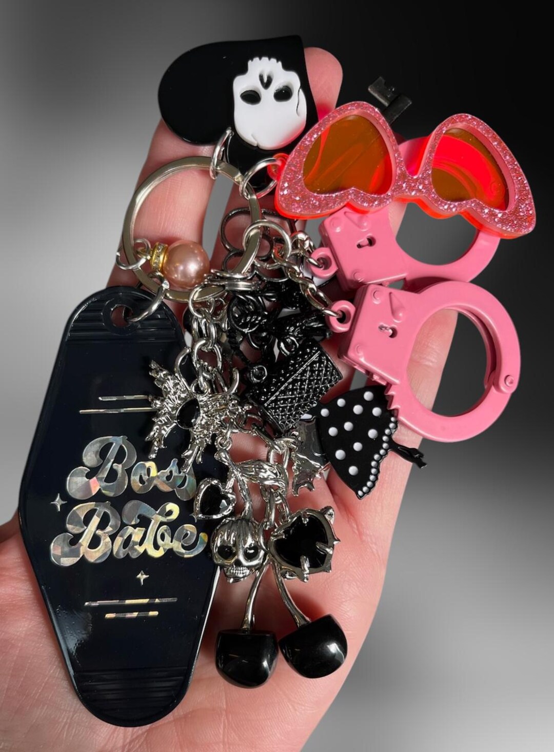 Vintage, Hotel Style, Boss Babe Keychain - Etsy