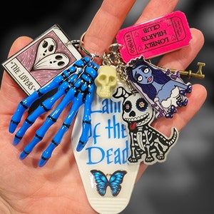 Key to the Land of the Dead, Corpse Bride Vintage Hotel Keychain - Etsy