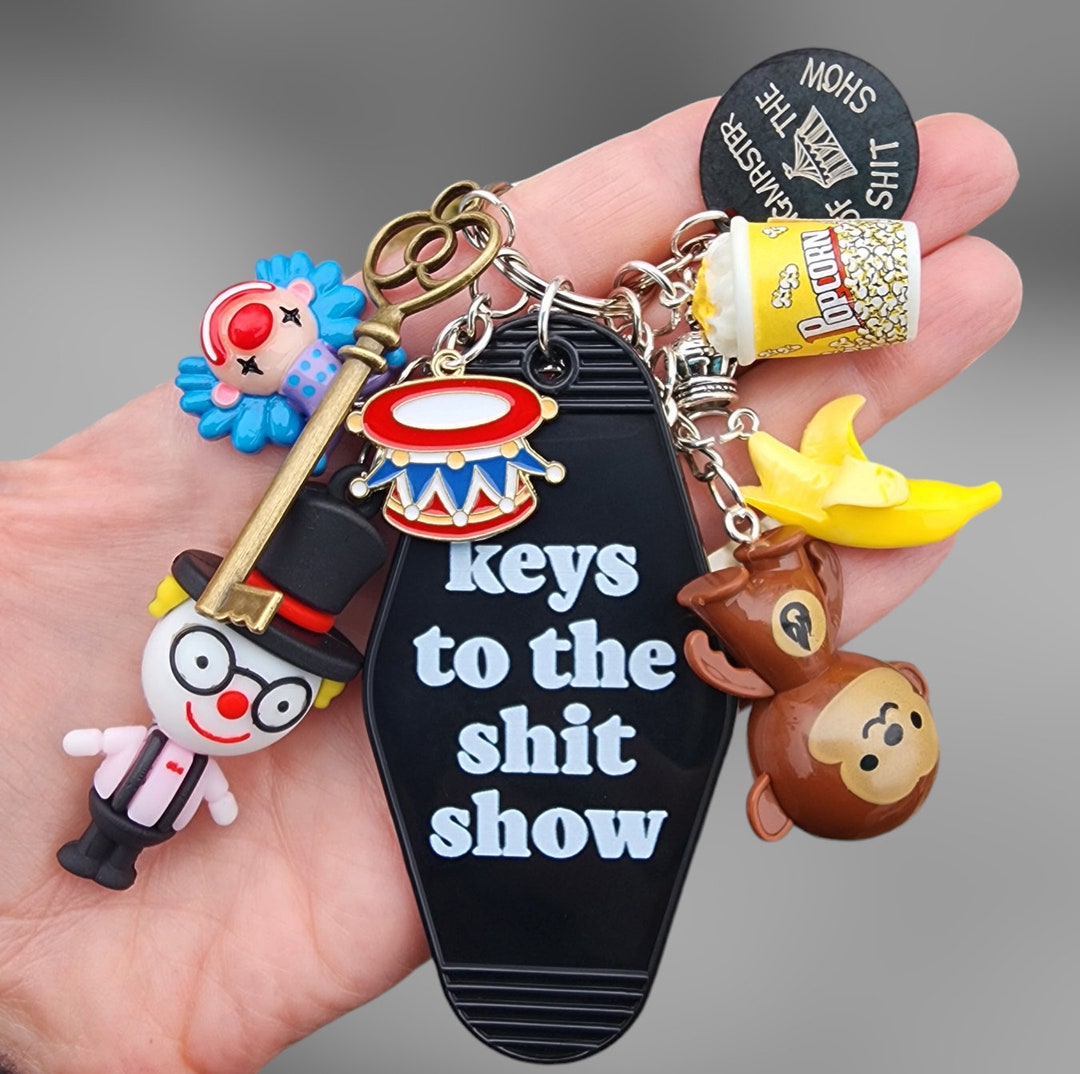 Key to the Shit Show Circus Keychain - Etsy