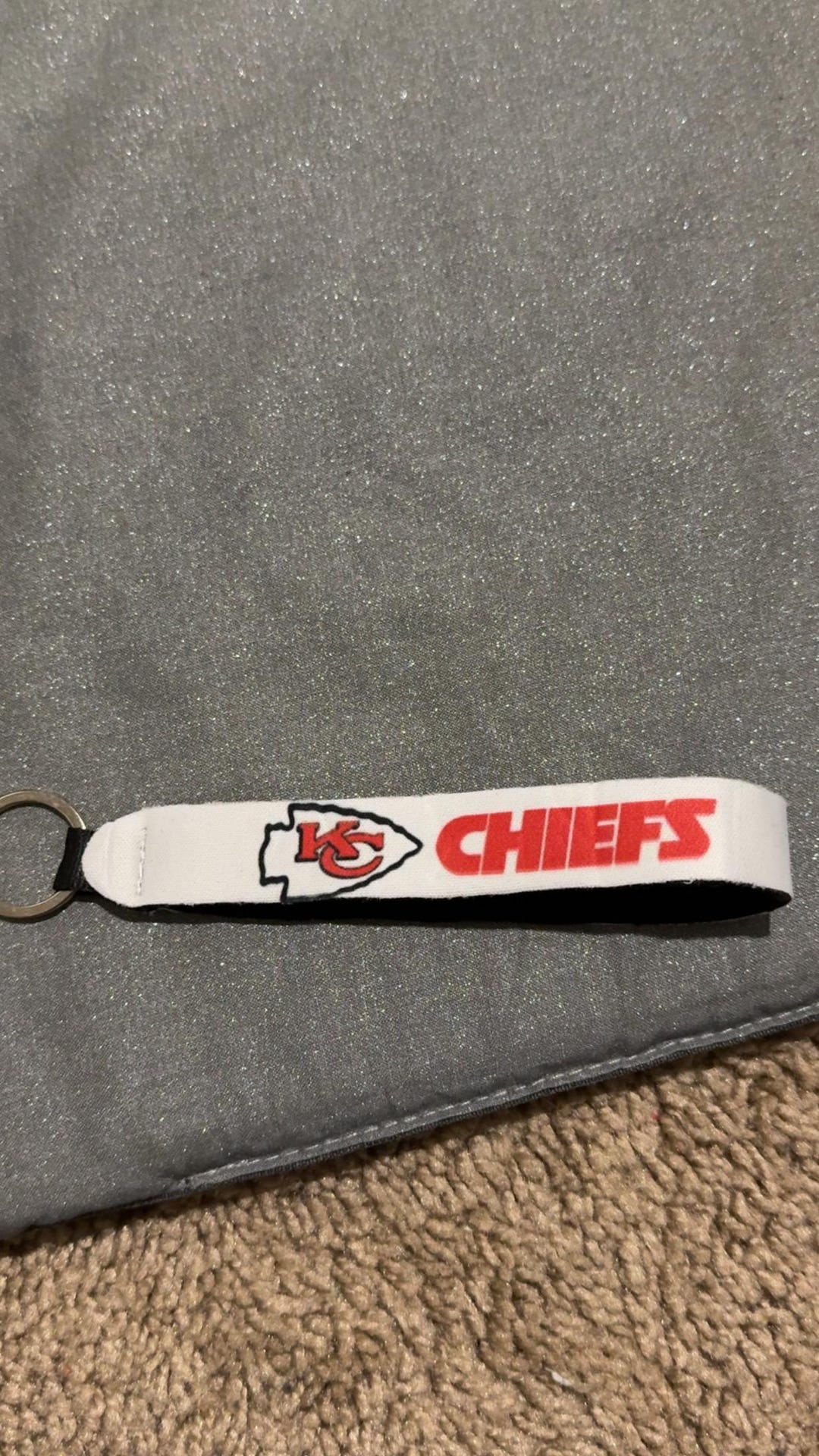 Kansas City Chiefs Inspired Keychain Wristlet - Etsy