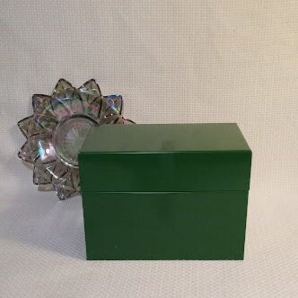 Metal Recipe Box - Etsy