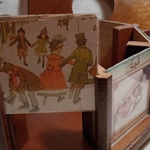 1970s Octagon Desktop Turnstyle 8photo Display W/ Pen Pencil Cup or ...