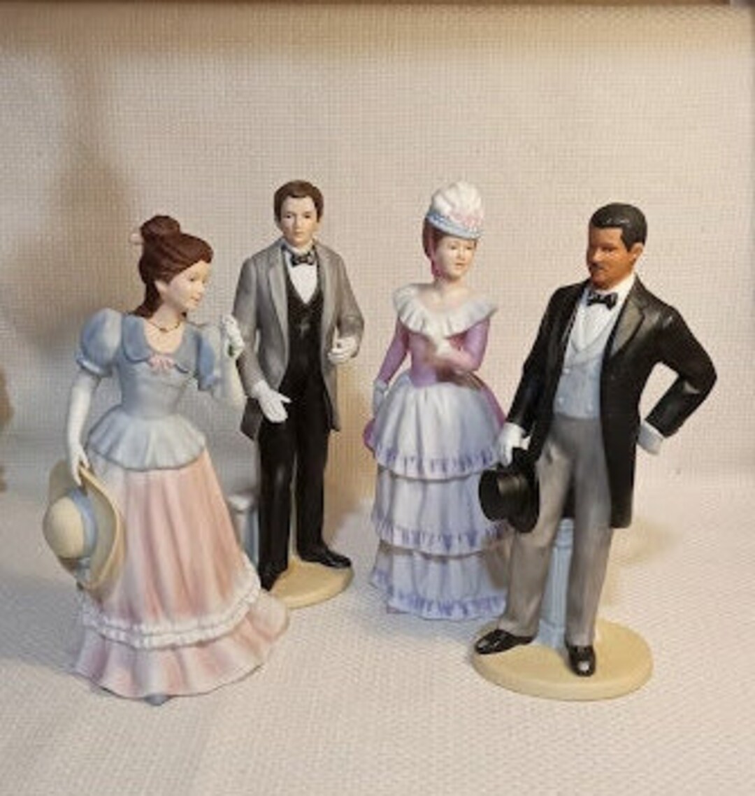 1980s Homco Group of 4 Porcelain Wedding Figurines - Etsy