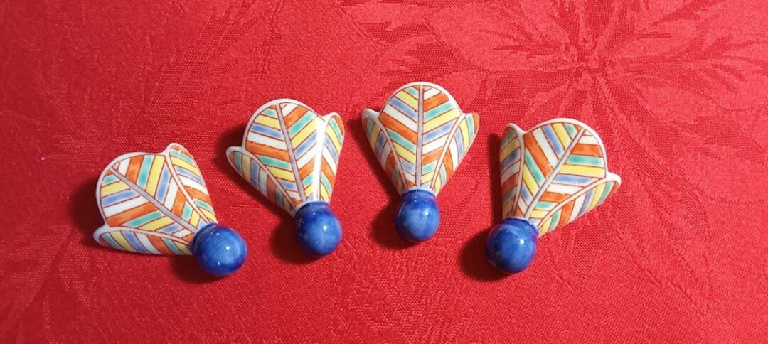 Hanetsuki Hashioki Japanese Ceramic Multicolor Shuttlecock - Etsy