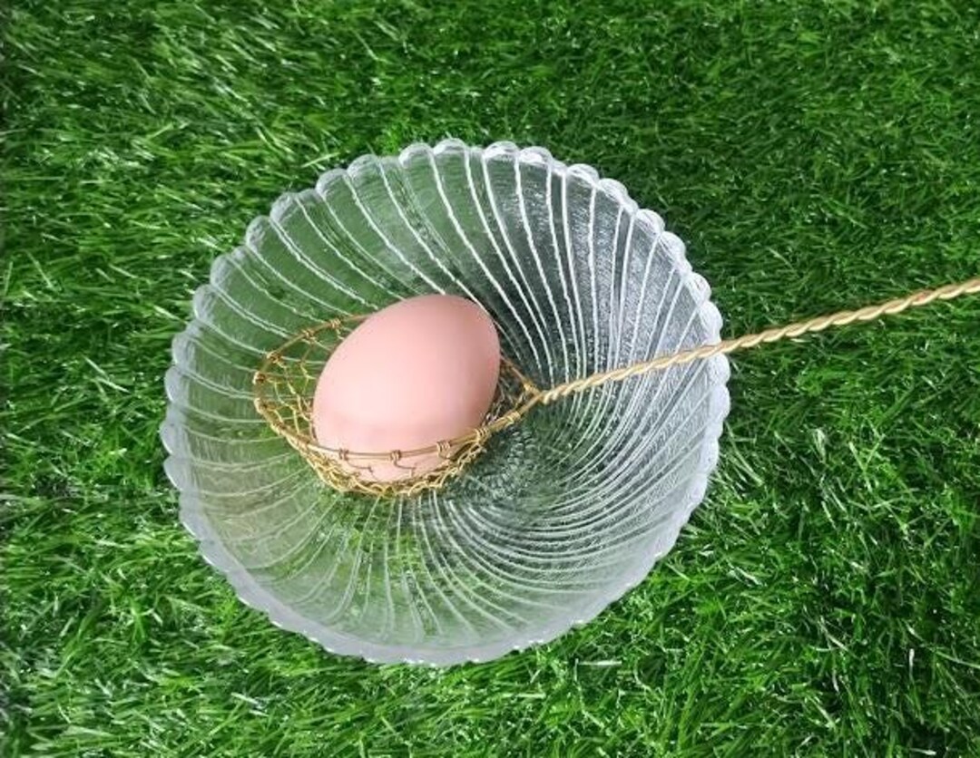 1970s Vintage Brass Wire Egg Cooking Spoons Set of 6 - Etsy