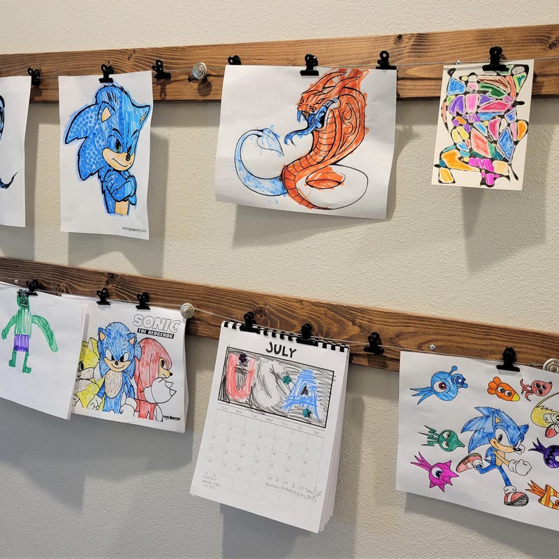Kids Art Display - Etsy