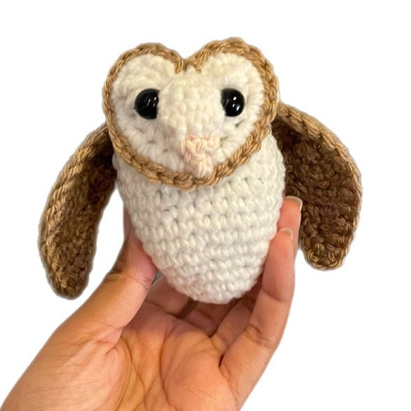 Crochet Owl Keychain - Etsy