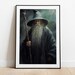 NEW! Gandalf Lord of the Rings Digital | Lotr Wall Art Print | Digital ...