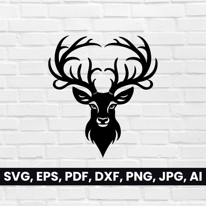 Heart Stag - Etsy