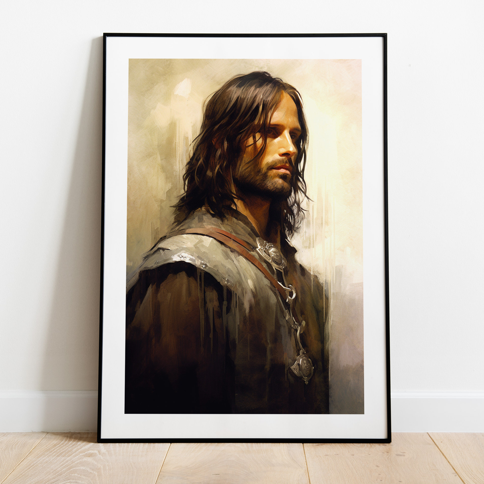 NEW! Aragorn Lord of the Rings Digital | Lotr Wall Art Print | Digital ...