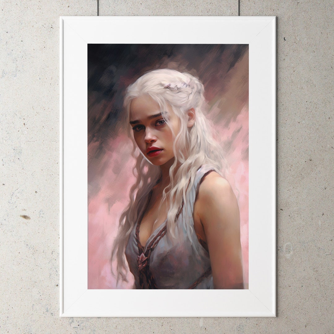 Daenerys Targaryen Game of Thrones Digital Got Wall Art Print Digital ...