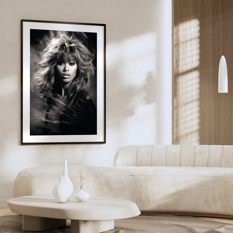 Tina Turner Digital Tina Turner Wall Art Print Digital - Etsy