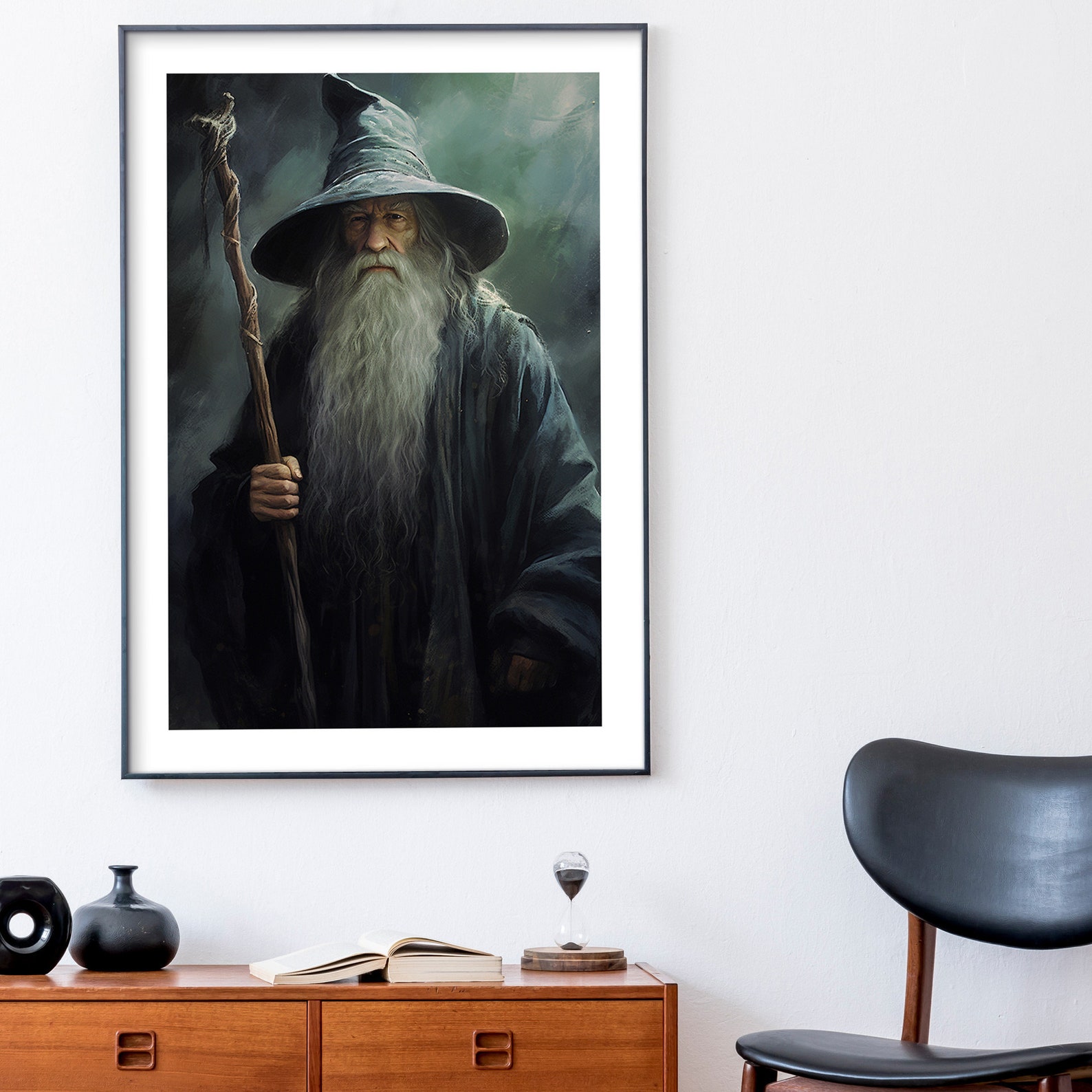 NEW! Gandalf Lord of the Rings Digital | Lotr Wall Art Print | Digital ...