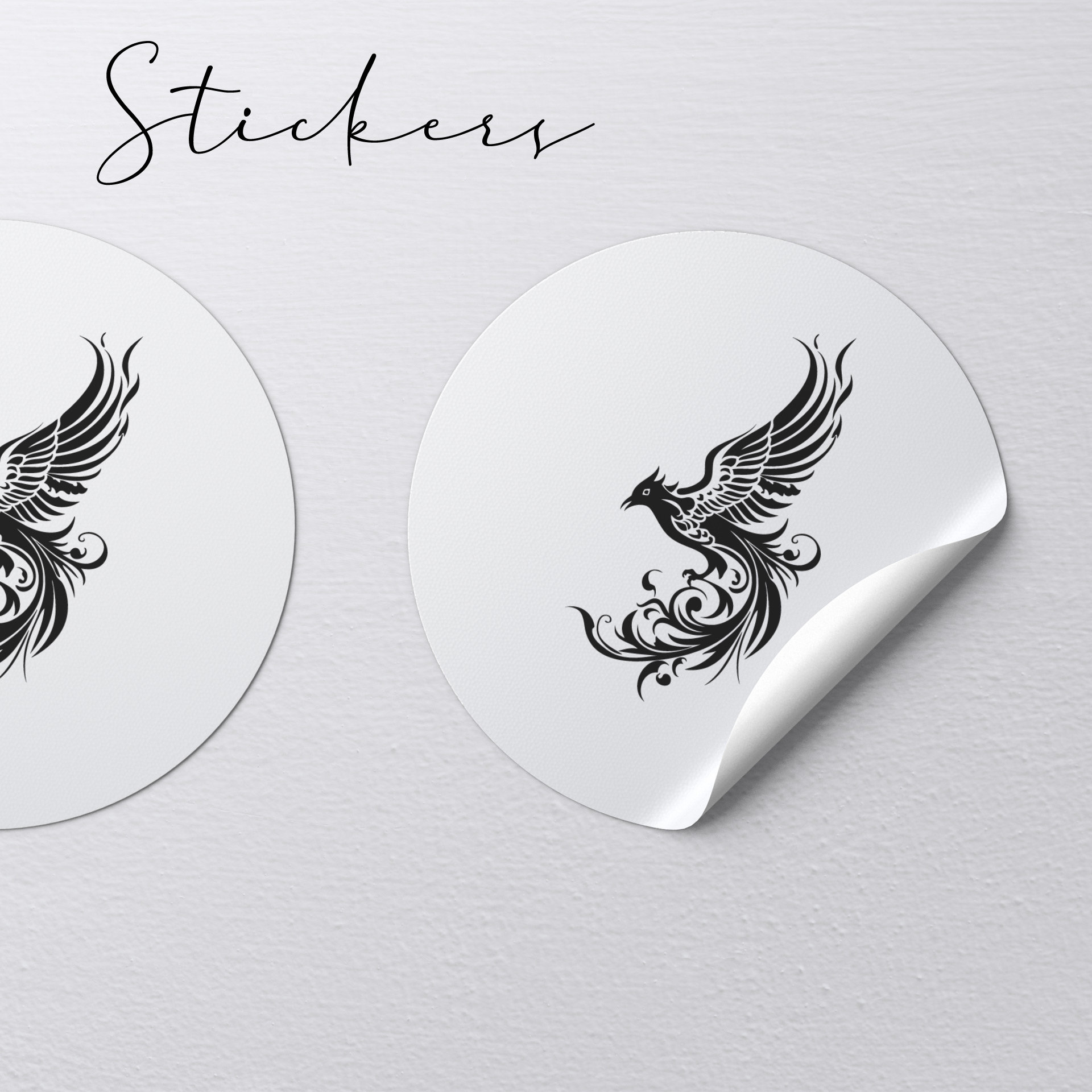 Fancy Bird Silhouette, Bird SVG, Pdf, Dxf, Png, Bird Clipart, Bird ...