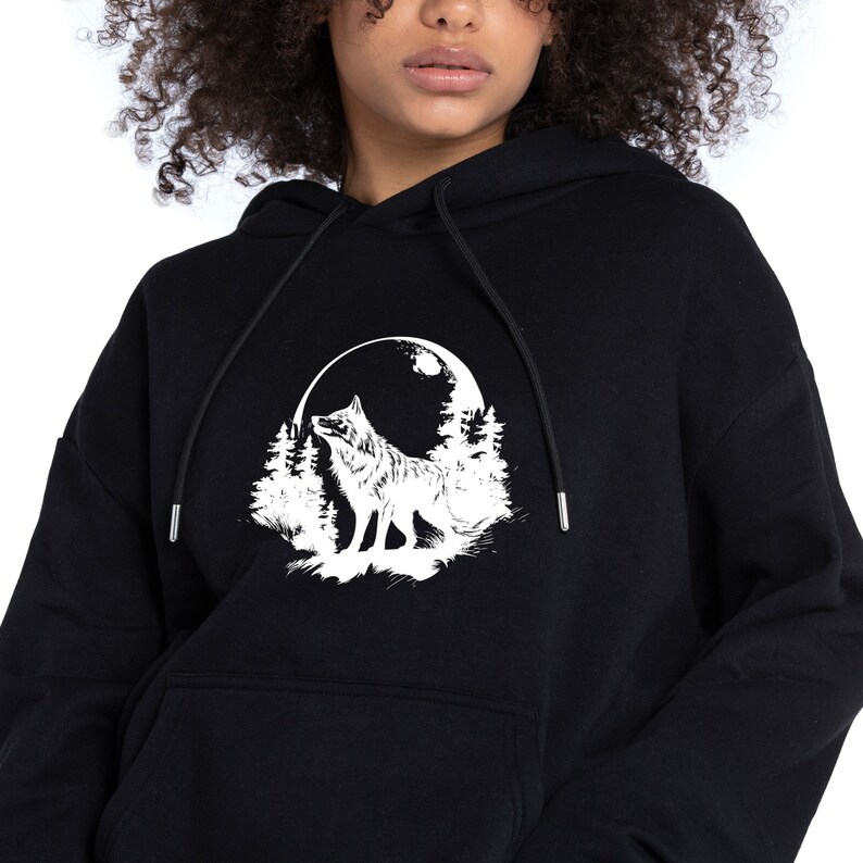 Howling Wolf Silhouette Wolf SVG Pdf Dxf Png Wolf - Etsy