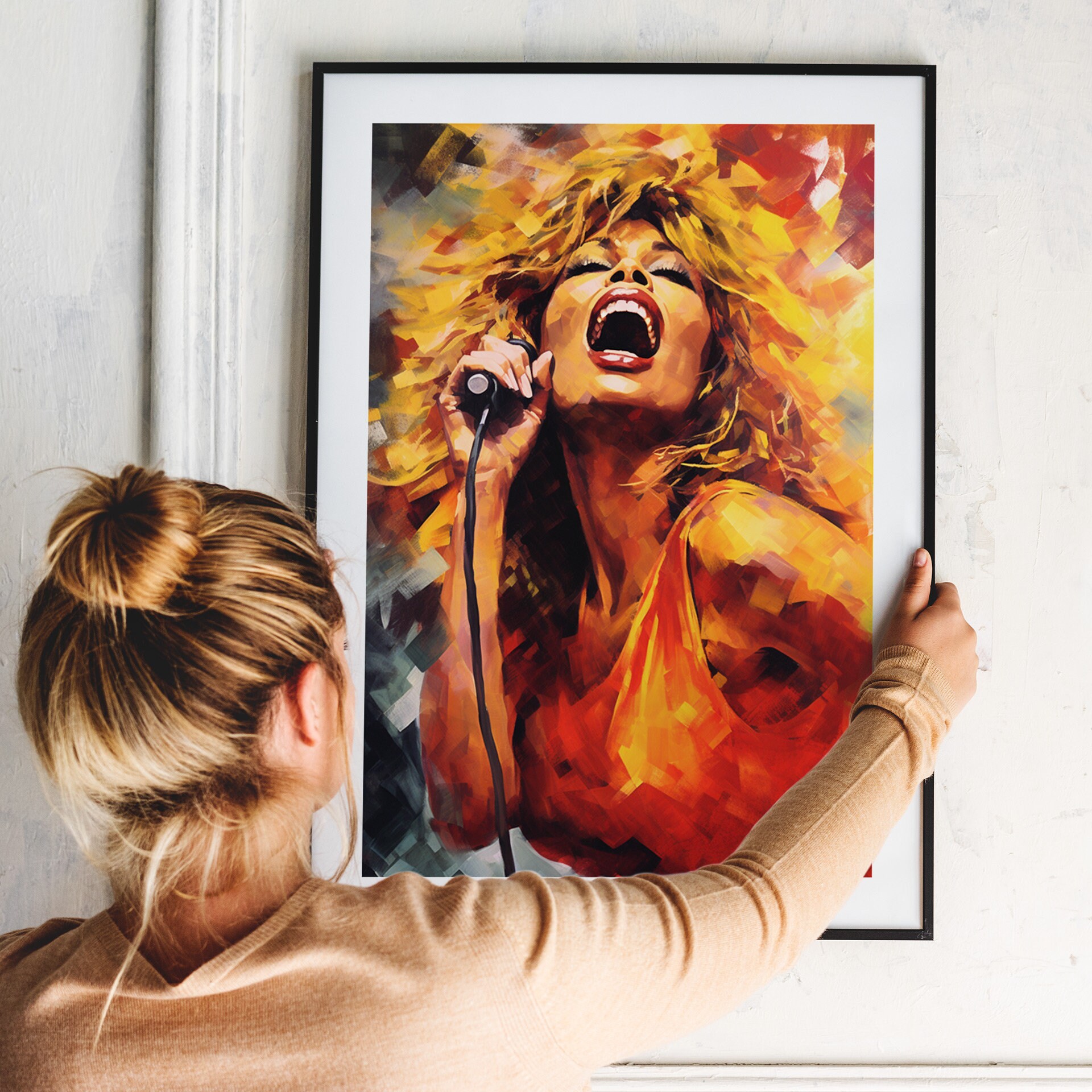 Tina Turner Digital Tina Turner Wall Art Print Digital - Etsy