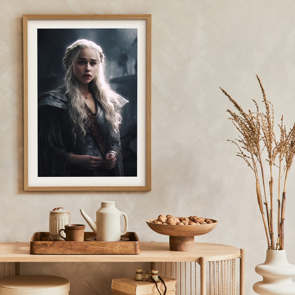 Daenerys Targaryen Game of Thrones Digital | Got Wall Art Print ...