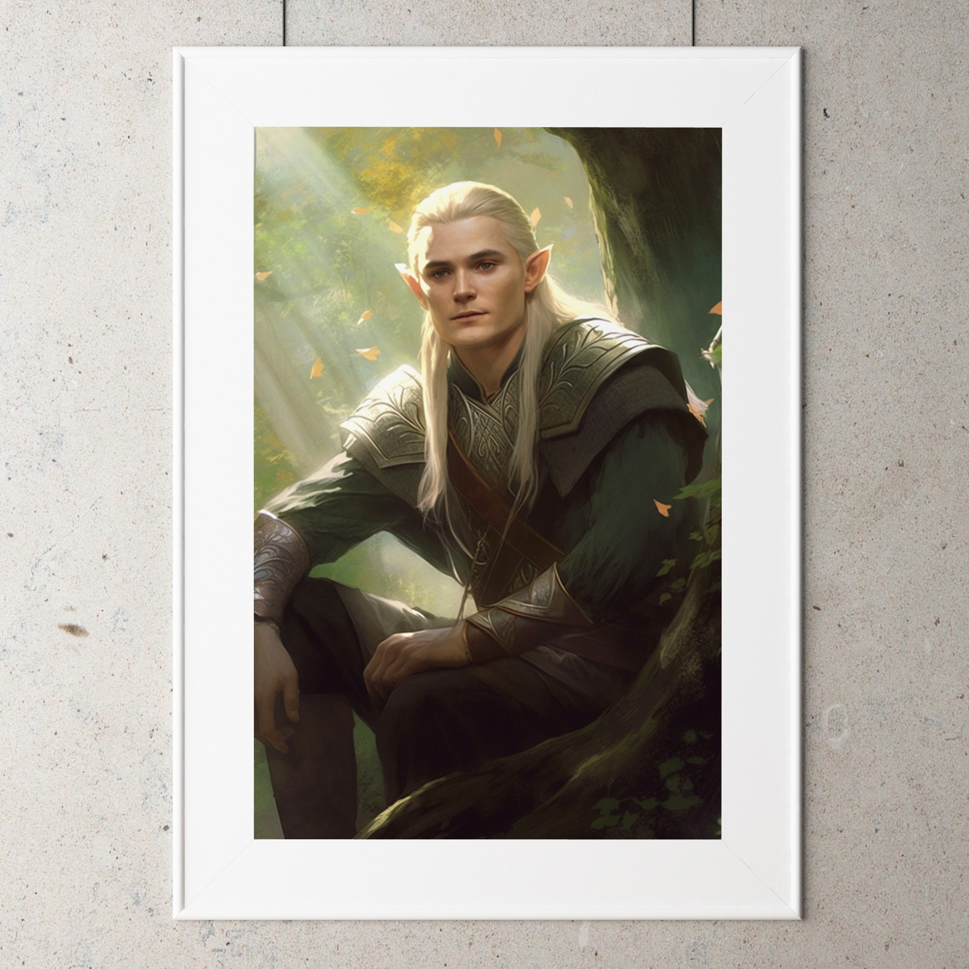 NEW Legolas Lord of the Rings Digital Lotr Elf Wall Art - Etsy