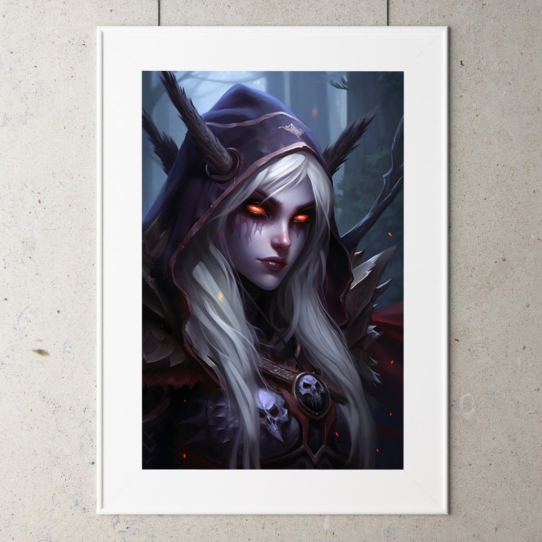 NEW! Lady Sylvanas Windrunner Printable Wall Art | World of Warcraft ...