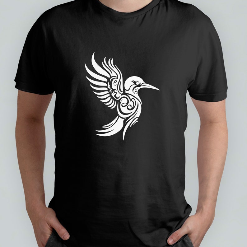 Silueta de colibrí, pájaro SVG, Pdf, Dxf, Png, imágenes prediseñadas ...