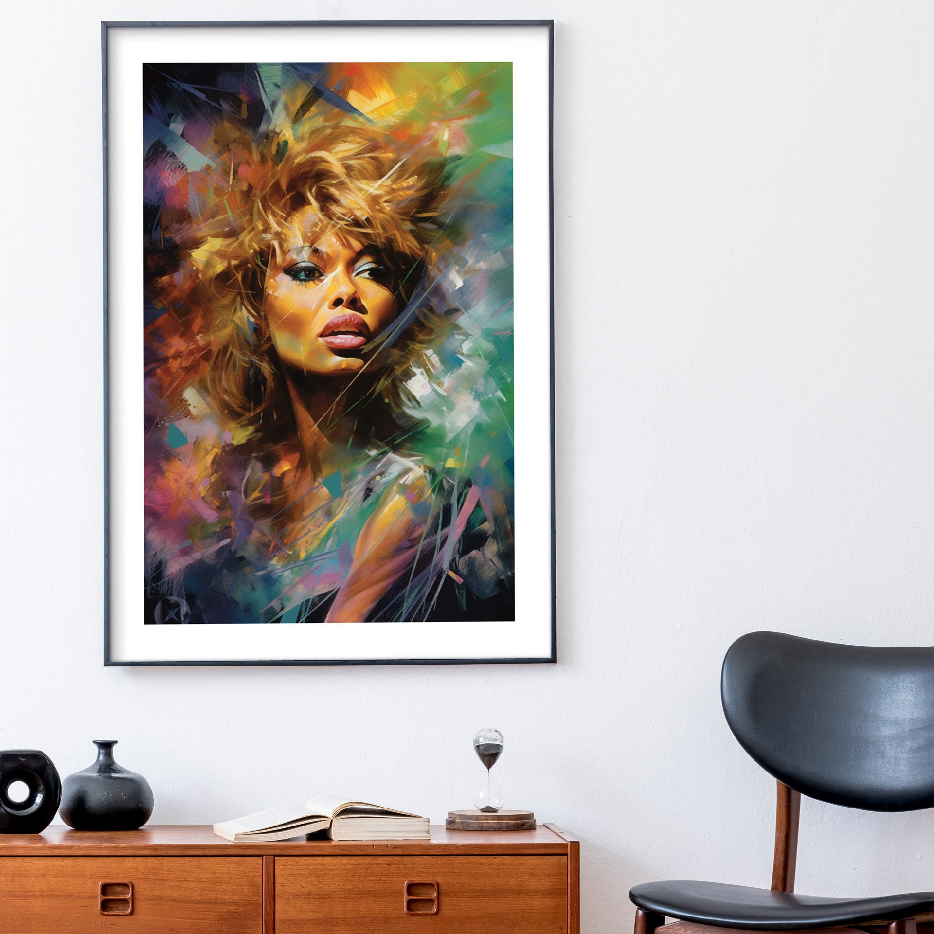 Tina Turner Digital Tina Turner Wall Art Print Digital - Etsy