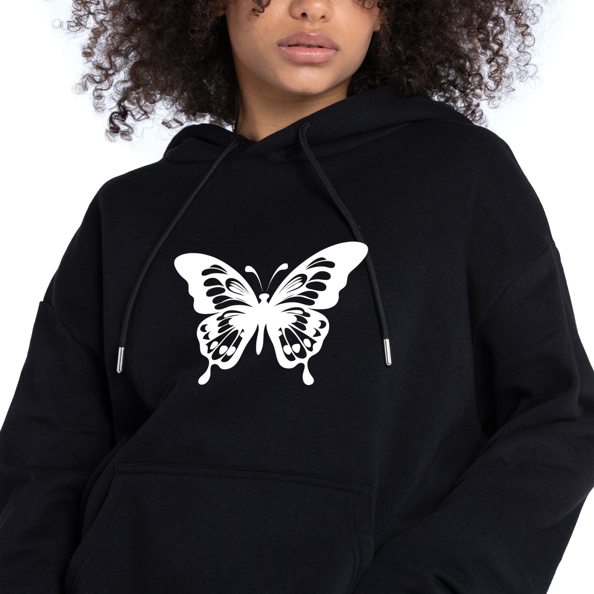 Silueta de mariposa mariposa SVG Pdf Dxf Png Imágenes - Etsy México