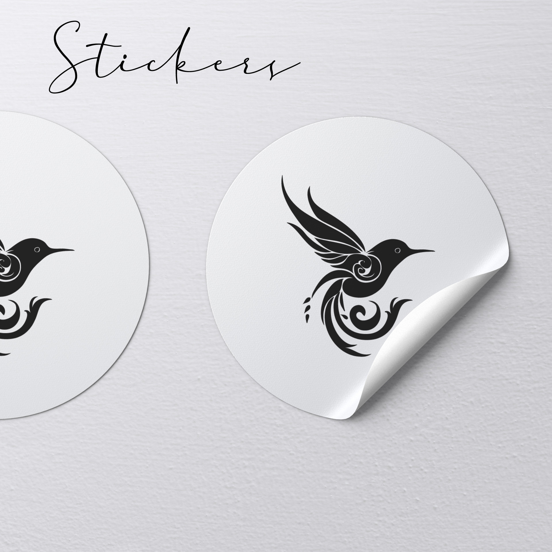 Hummingbird Silhouette, Bird SVG, Pdf, Dxf, Png, Clipart, Tribal ...