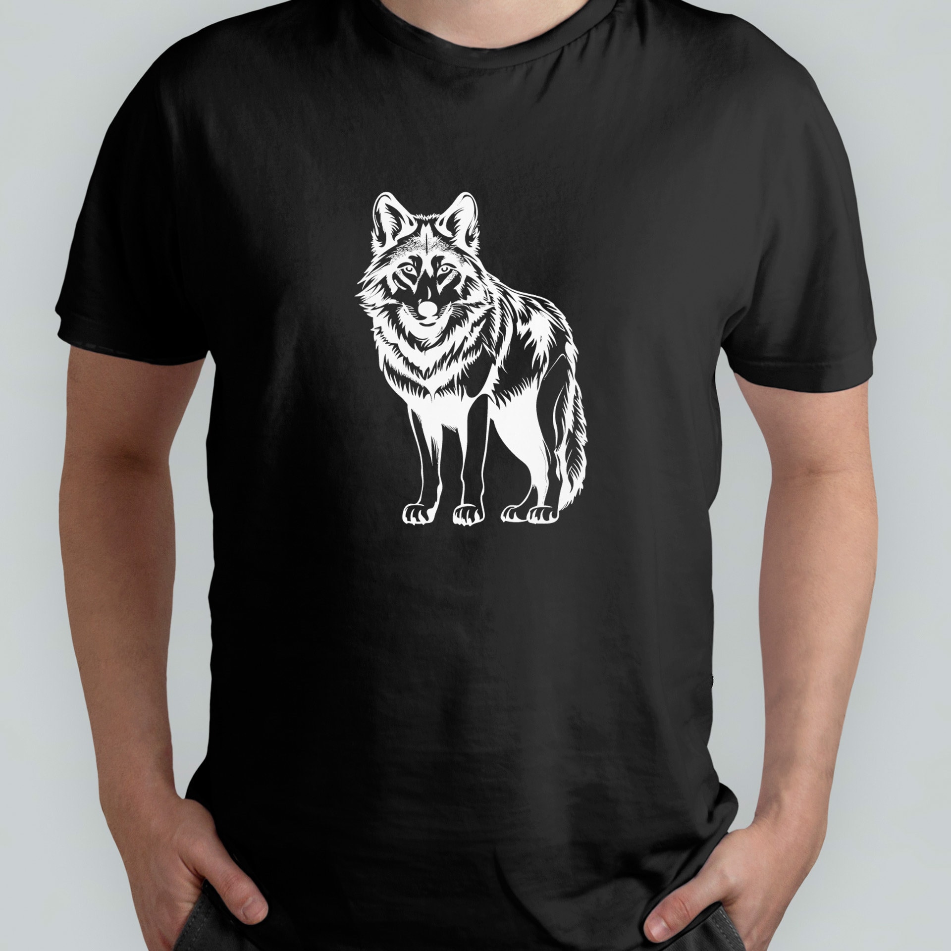 Wolf Silhouette Wolf Walking SVG Pdf Dxf Png Wolf Body - Etsy