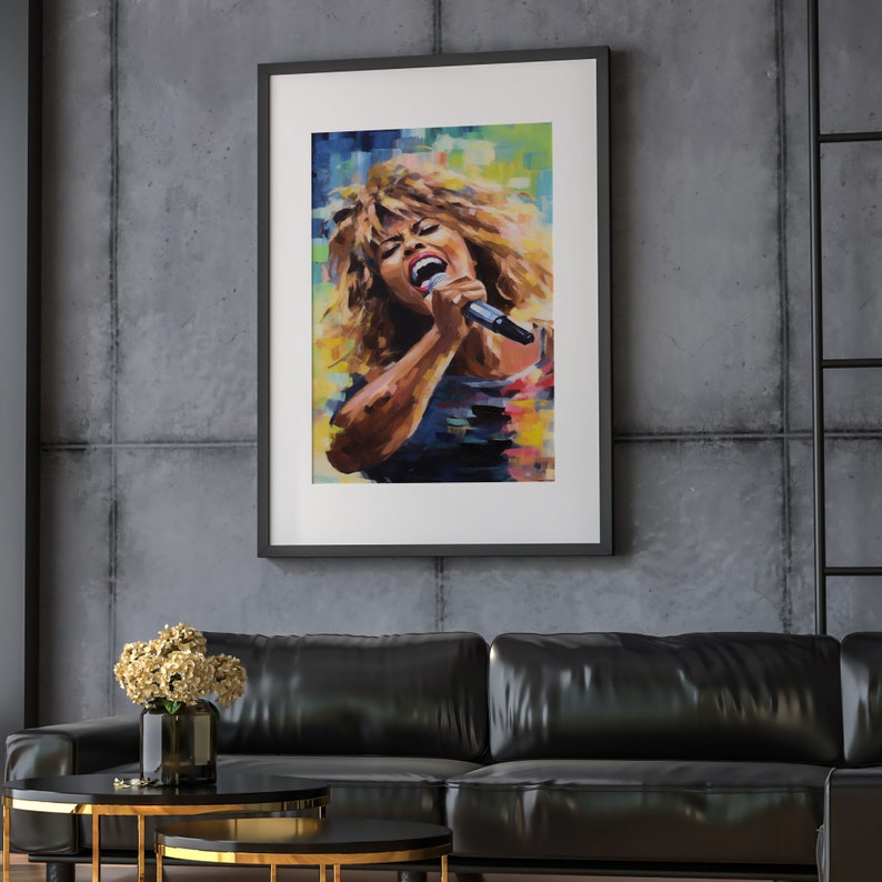 Tina Turner Digital | Tina Turner Wall Art Print | Digital Download ...
