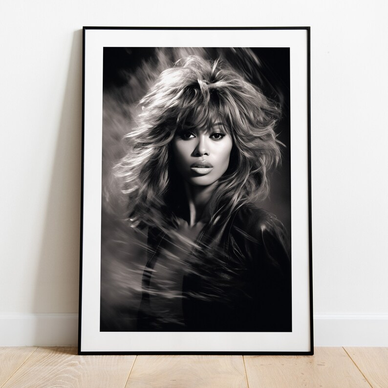 Tina Turner Digital Tina Turner Wall Art Print Digital - Etsy