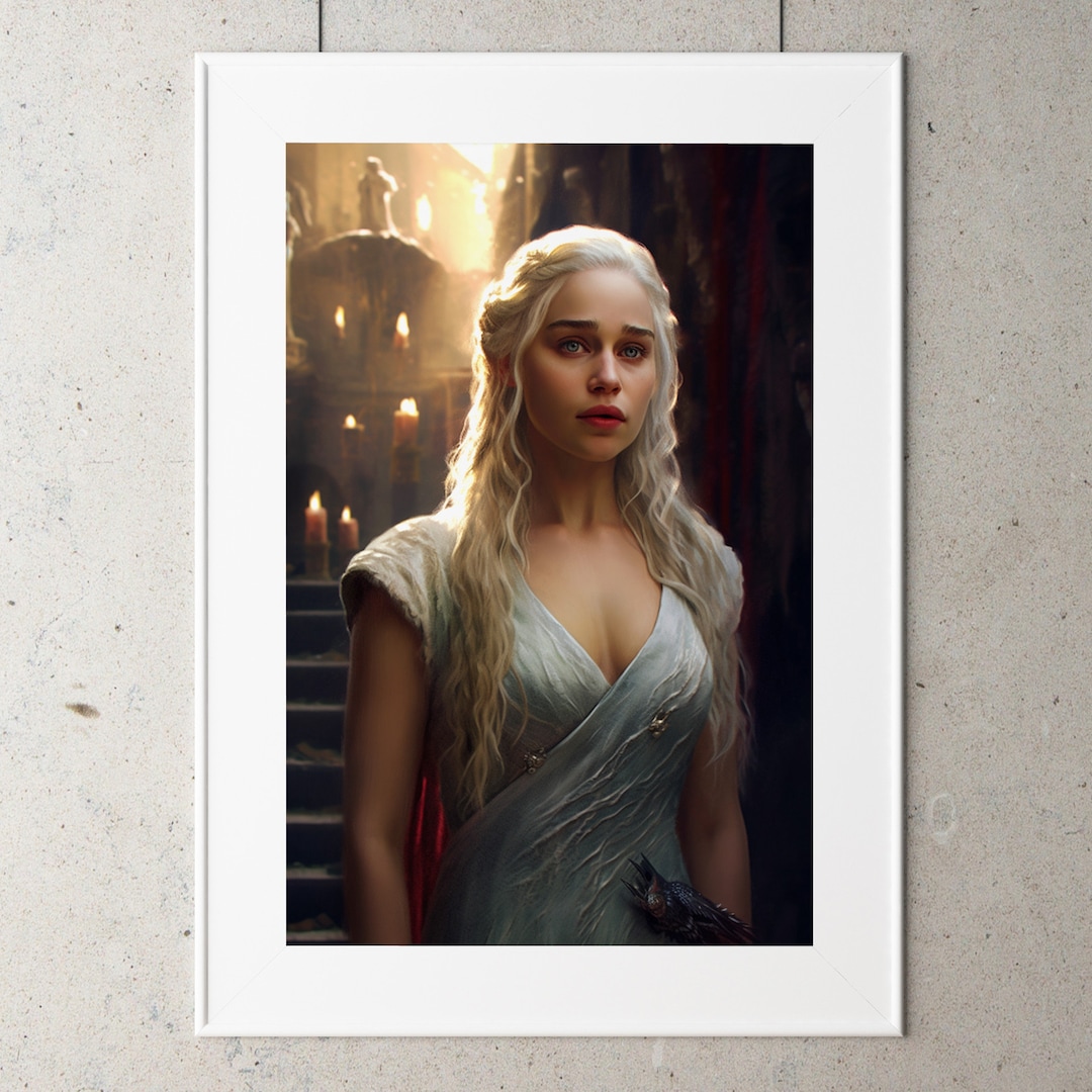 Daenerys Targaryen Game of Thrones Digital Got Wall Art Print Digital ...