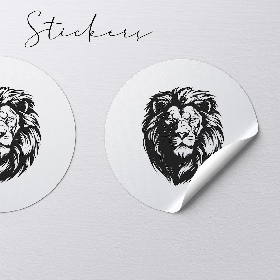 BIG Lion Bundle Silhouette Pack Lion Head Roaring Shape SVG - Etsy