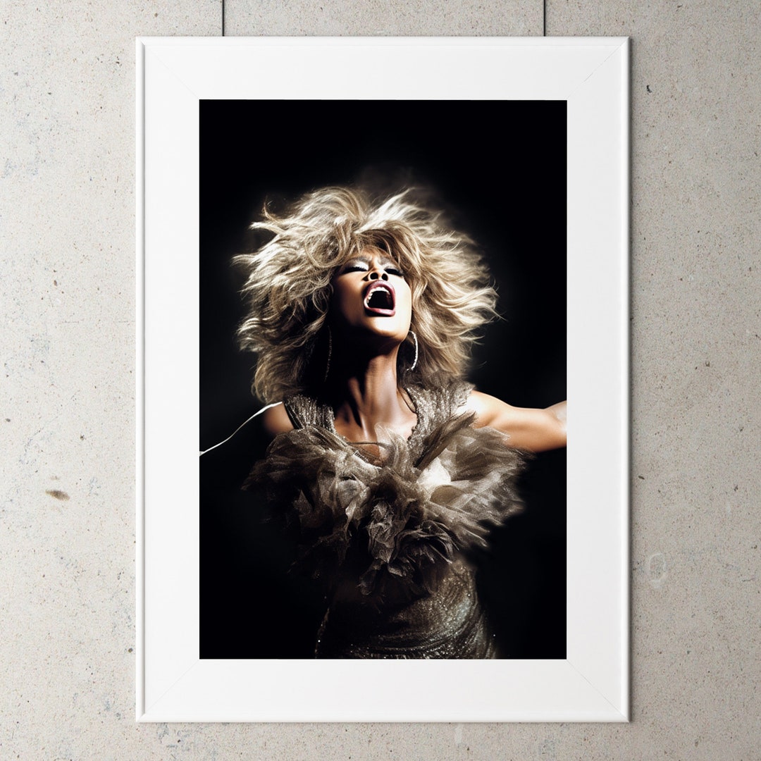Tina Turner Digital Tina Turner Wall Art Print Digital Download ...
