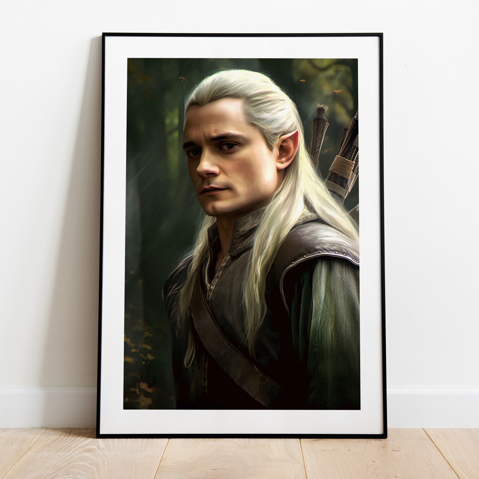 NEW Legolas Lord of the Rings Digital Lotr Elf Wall Art - Etsy