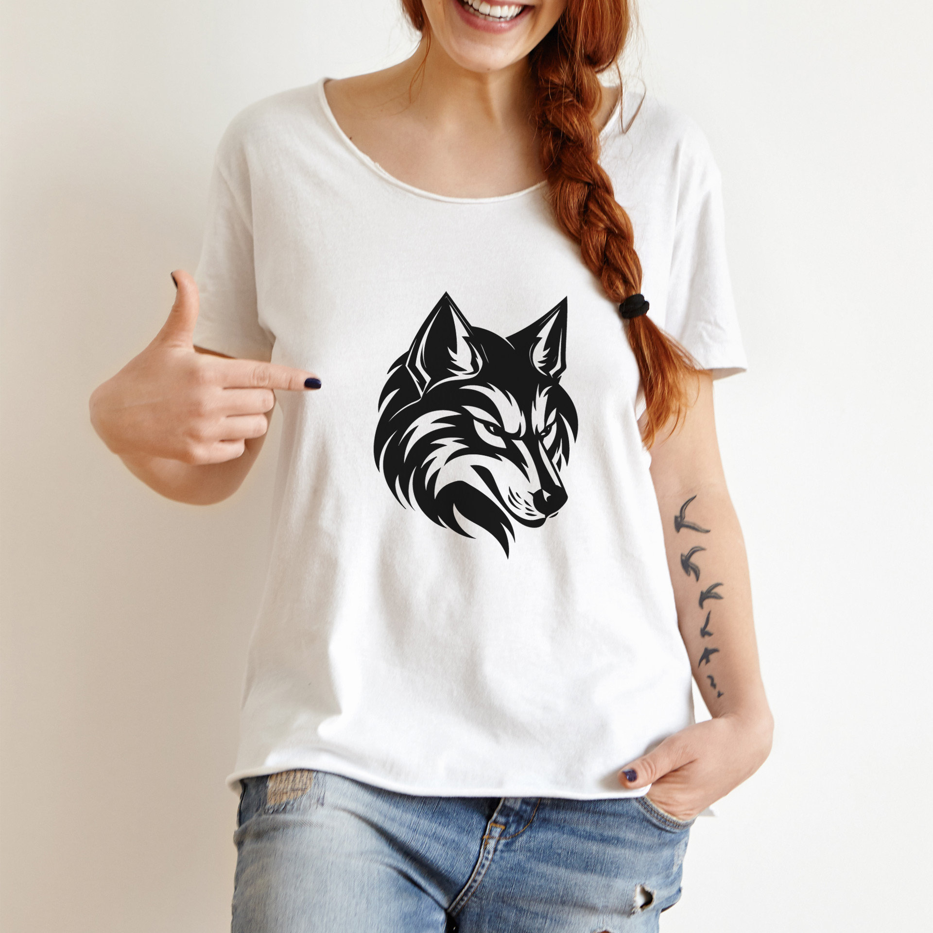 Silueta de cabeza de lobo cara de lobo SVG Pdf Dxf Png - Etsy México