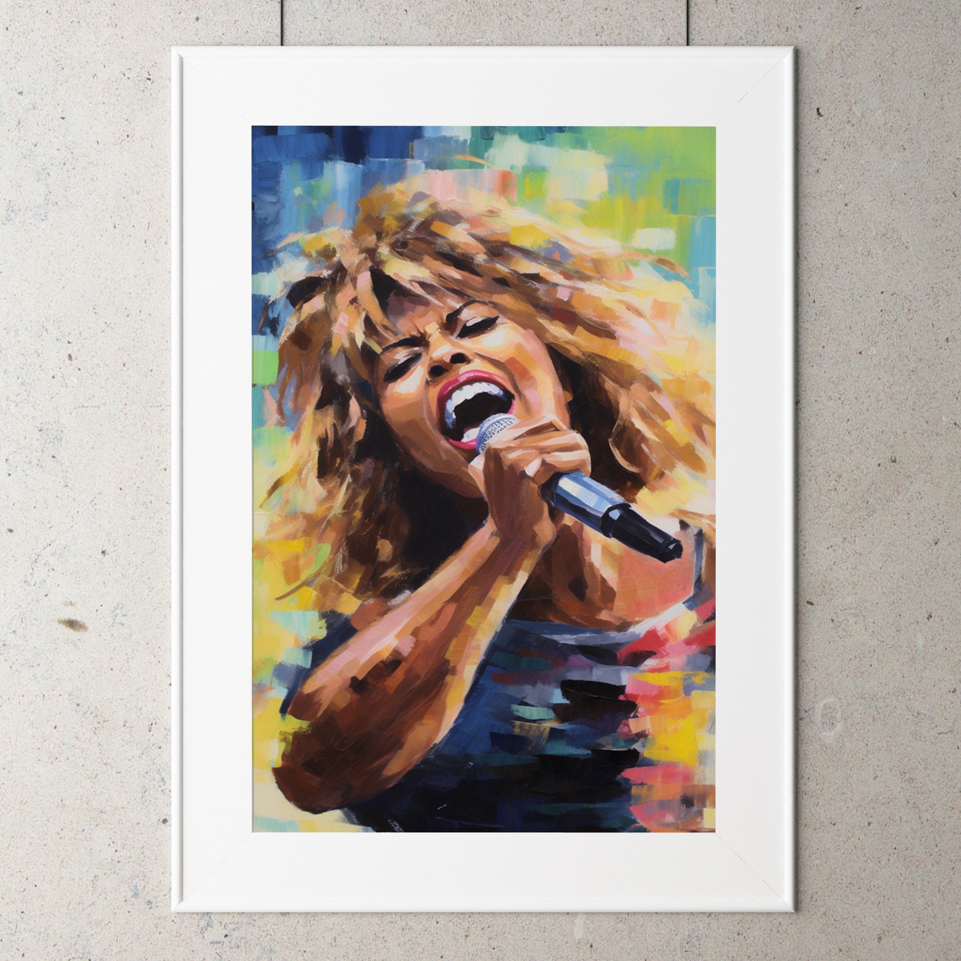 Tina Turner Digital | Tina Turner Wall Art Print | Digital Download ...