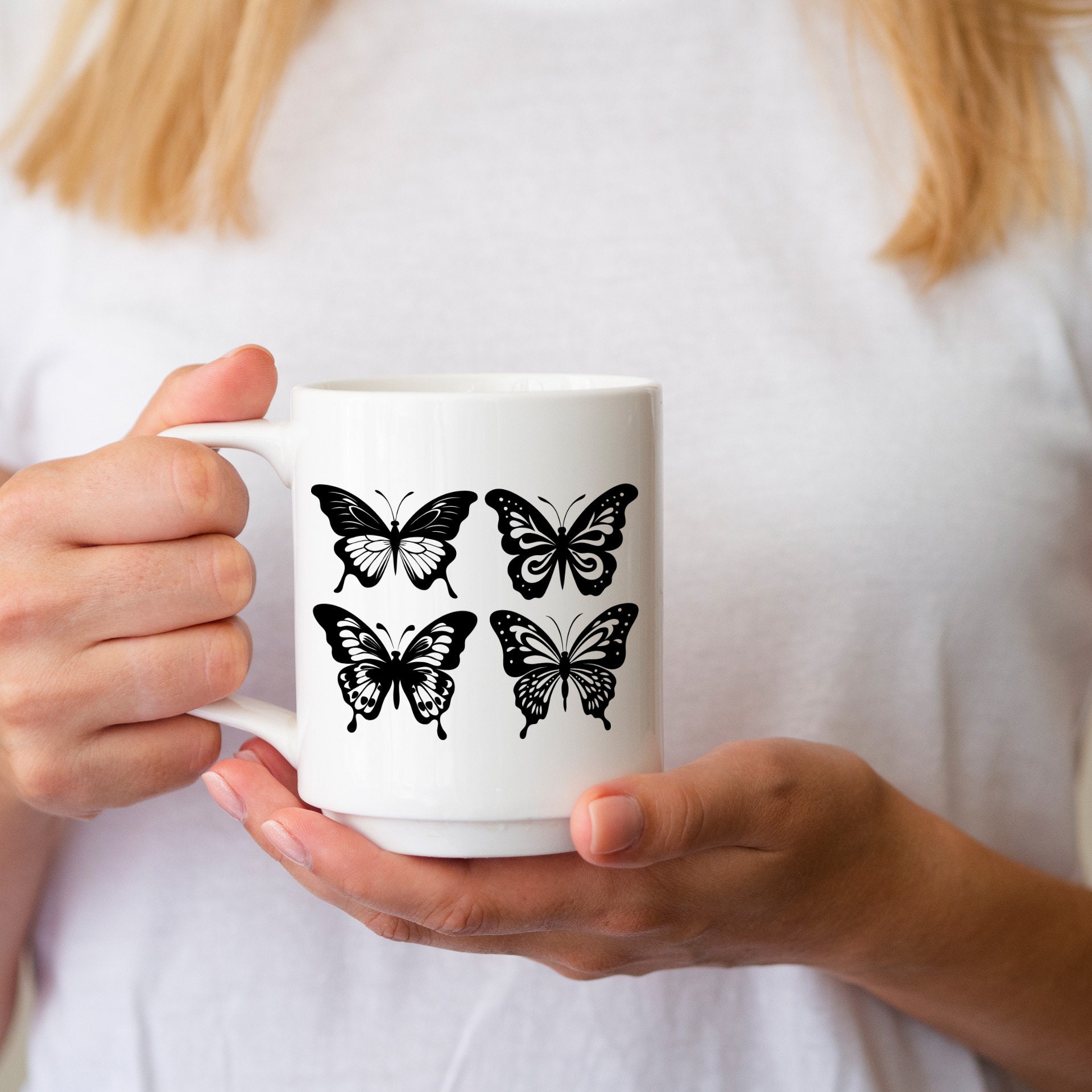 Butterfly Bundle Silhouette Pack, Butterfly Shape SVG, Pdf, Dxf, Png ...