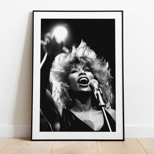 Tina Turner Digital | Tina Turner Wall Art Print | Digital Download ...