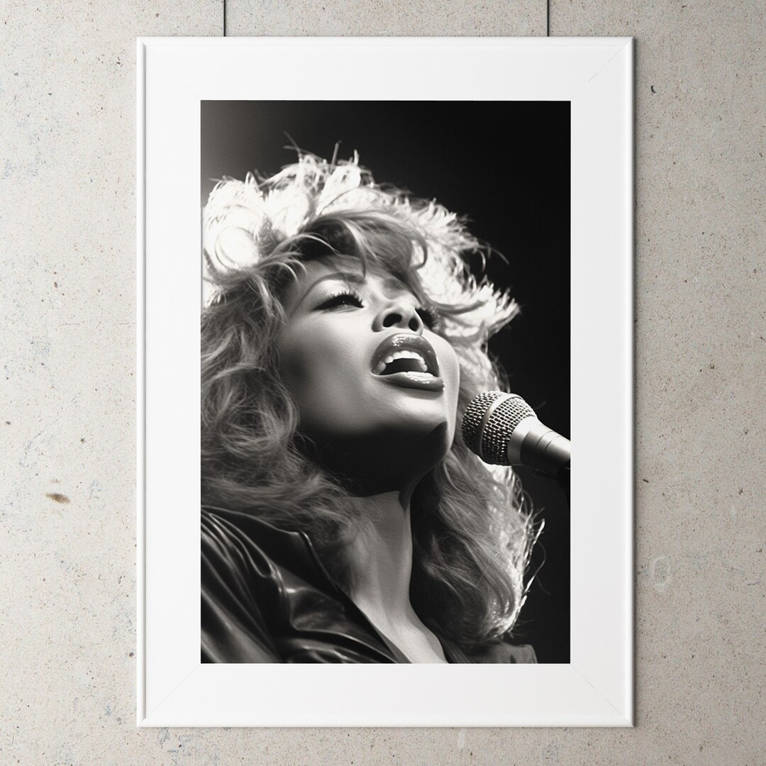 Tina Turner Digital Tina Turner Wall Art Print Digital Download ...