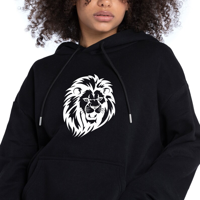 Lion Face Silhouette Lion SVG Pdf Dxf Png Lion Clipart - Etsy