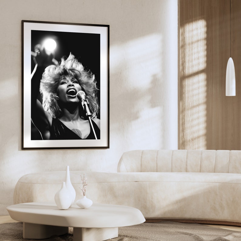 Tina Turner Digital Tina Turner Wall Art Print Digital Download ...