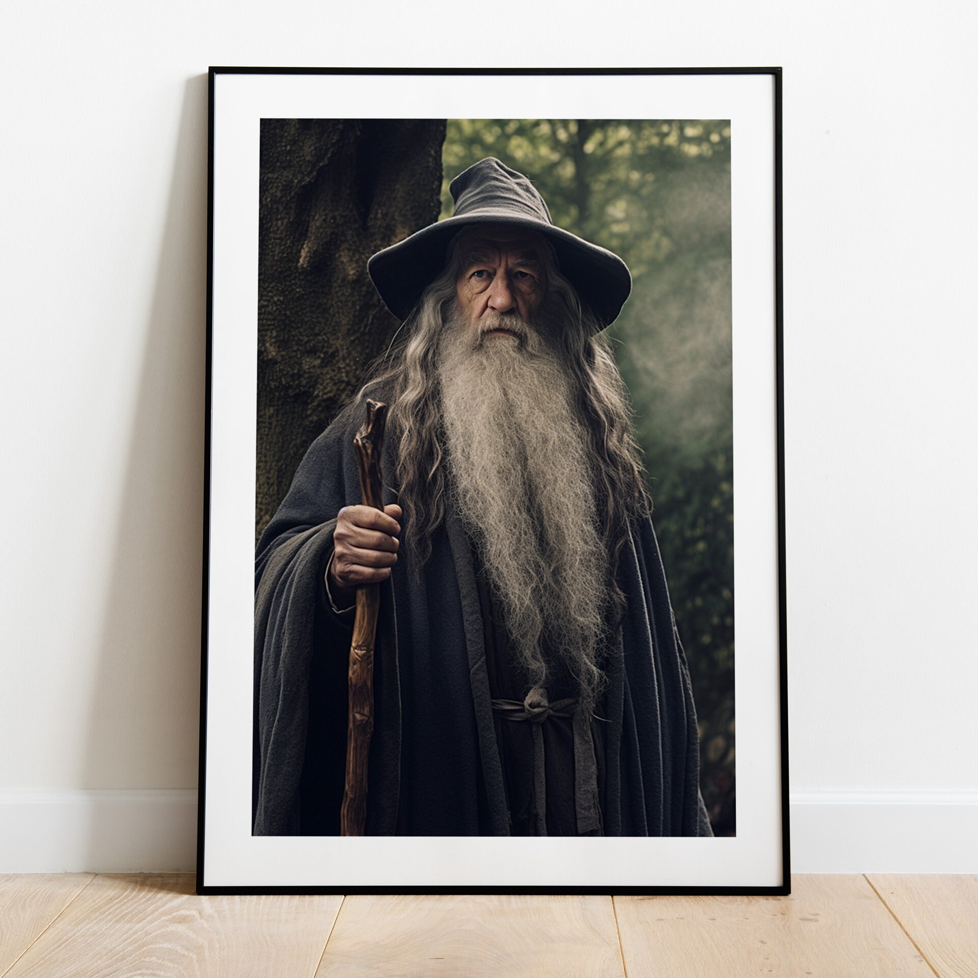 NEW Gandalf Lord of the Rings Digital Lotr Wall Art Print Digital ...