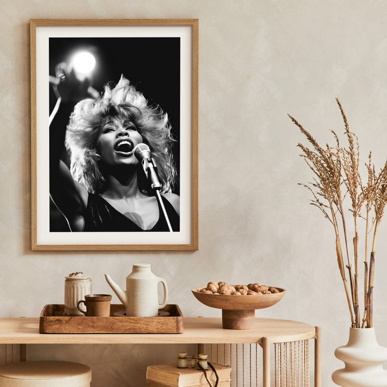 Tina Turner Digital Tina Turner Wall Art Print Digital Download ...