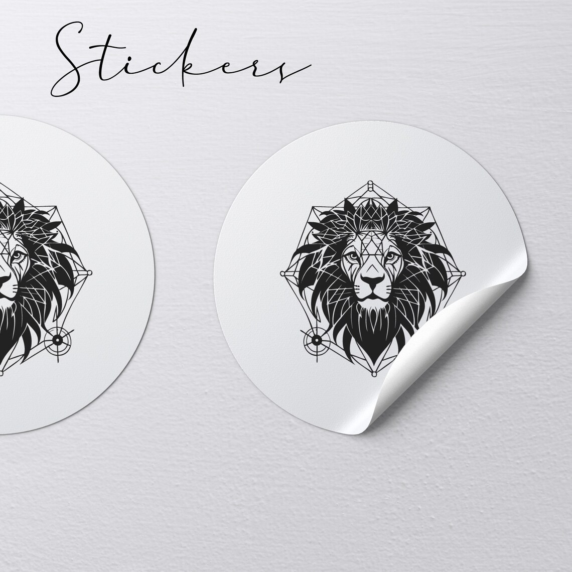 Lion Face Shaman Silhouette SVG Pdf Dxf Png Lion Clipart - Etsy