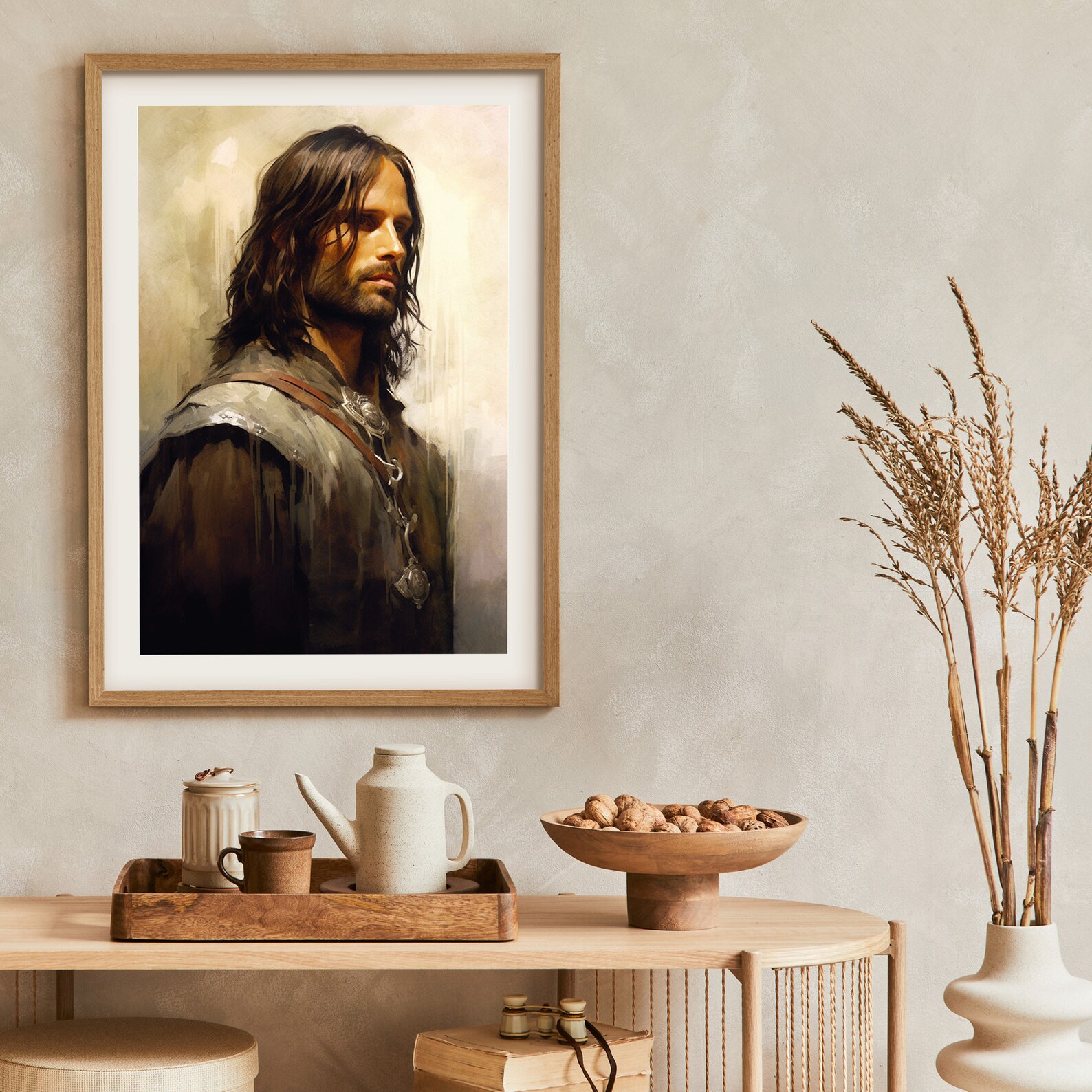 NEW Aragorn Lord of the Rings Digital Lotr Wall Art Print Digital ...