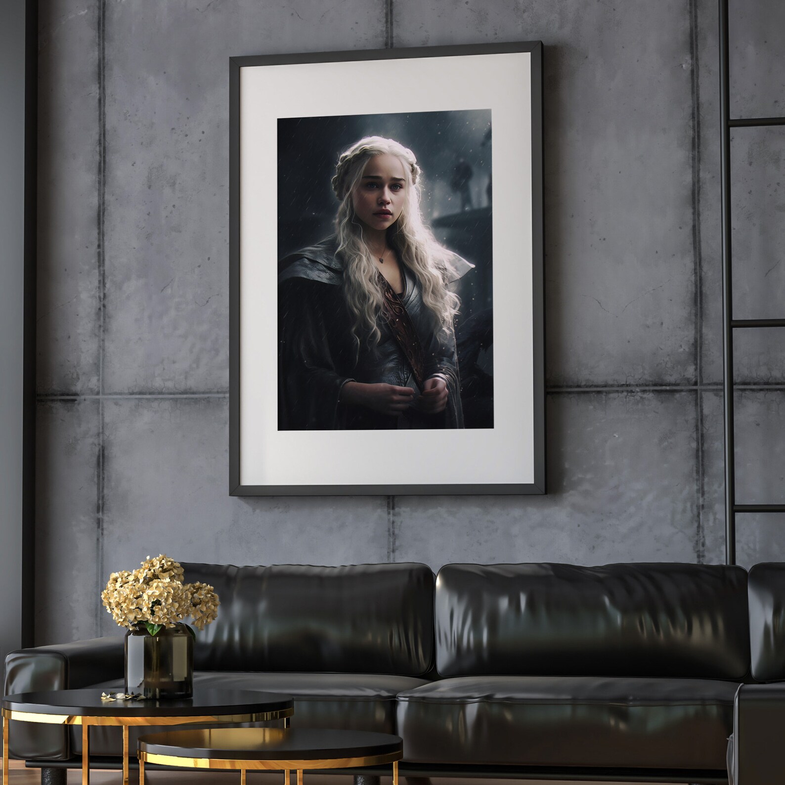 Daenerys Targaryen Game of Thrones Digital | Got Wall Art Print ...