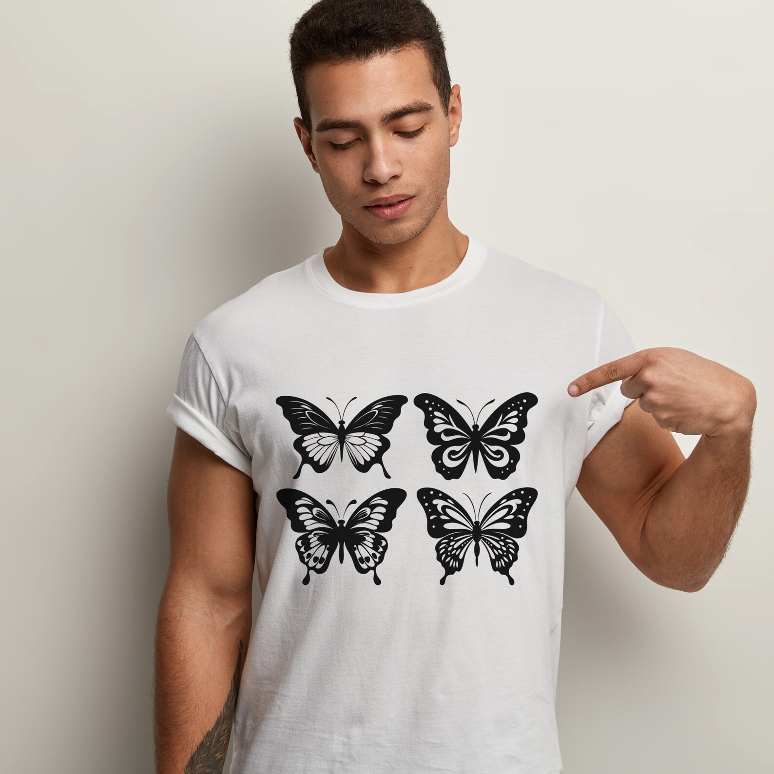 Butterfly Bundle Silhouette Pack Butterfly Shape SVG Pdf - Etsy